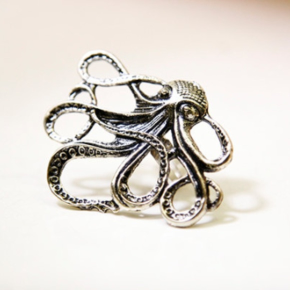 Handmade | Jewelry | Massive Octopus Ring Silver 0 Handmade | Poshmark